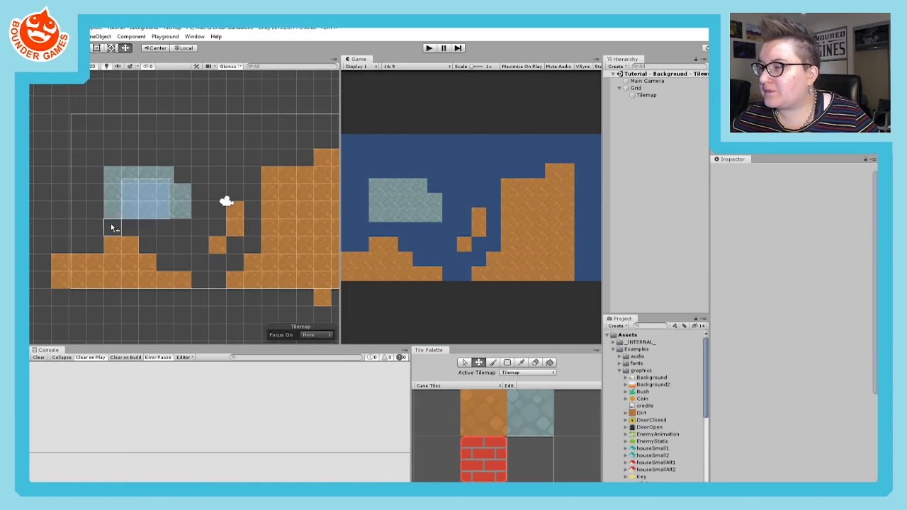Unity Tutorial Game Environments Tilemaps Youtube