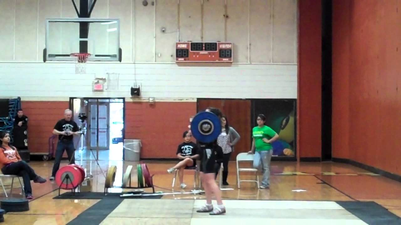Christina Raptis - Texas State Championship 2012 - 1st Clean and Jerk ...