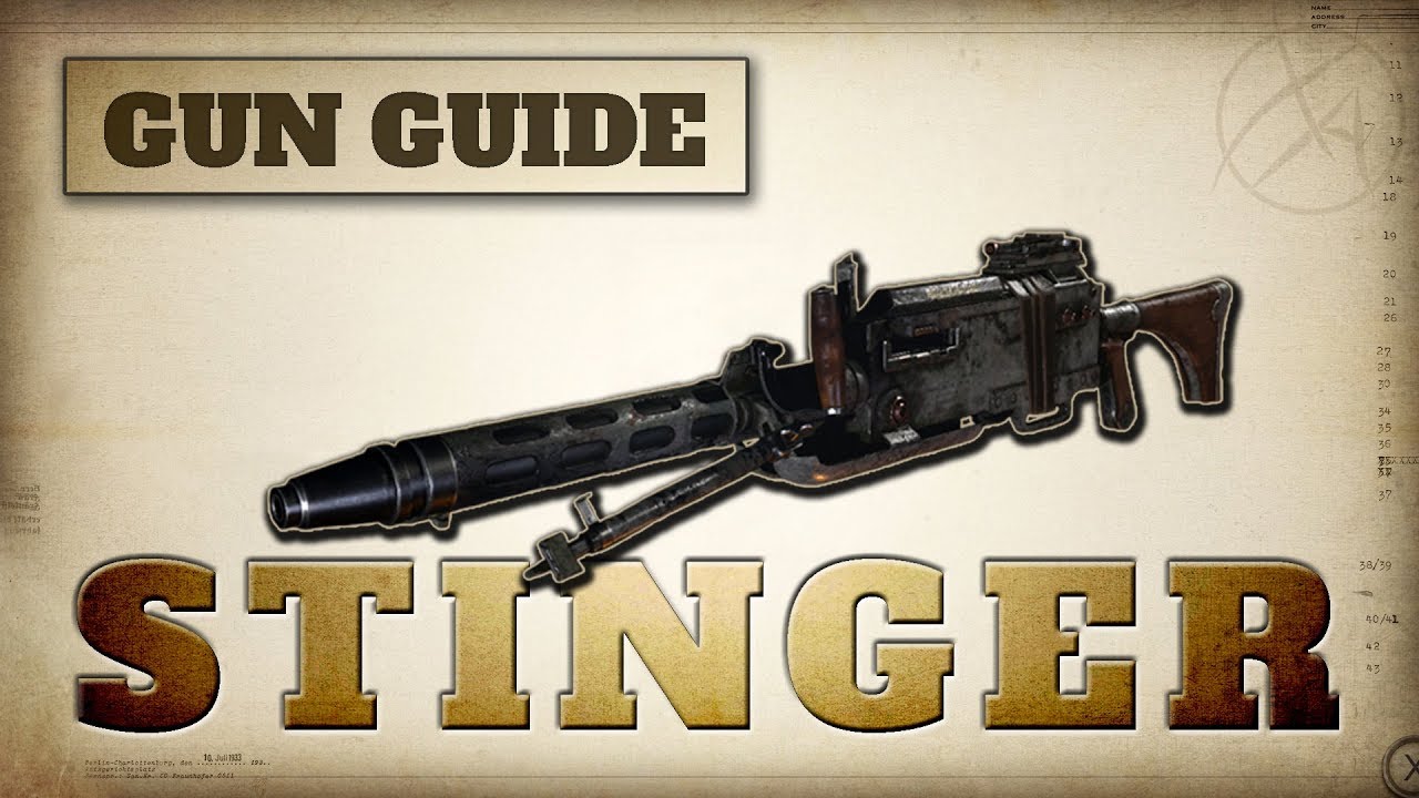 Stinger Stats & Best Class Setups? | CoD WW2 Gun Guide #38 - YouTube