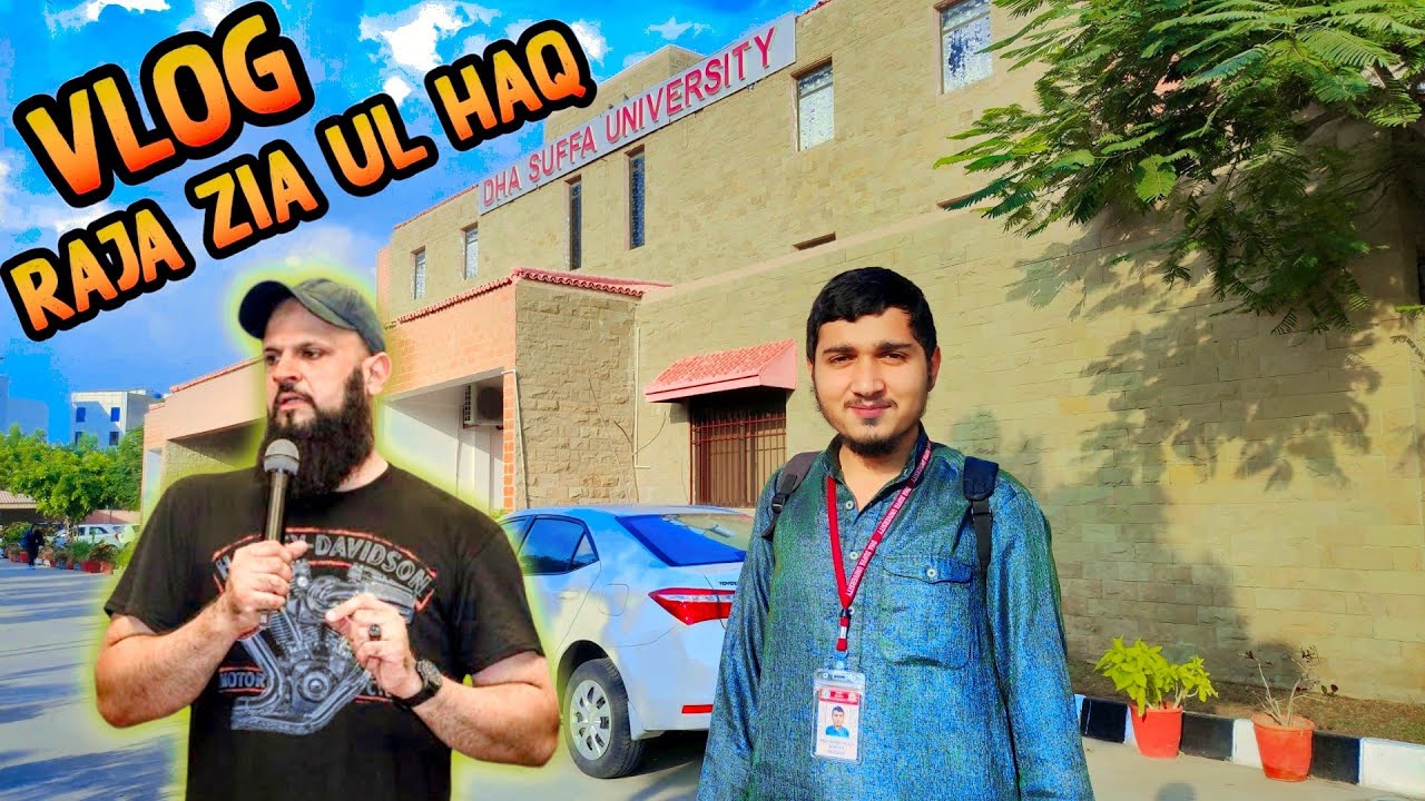 Dha Suffa University | Raja Zia ul haq | Youth Club | Vlog | Muhammad ...