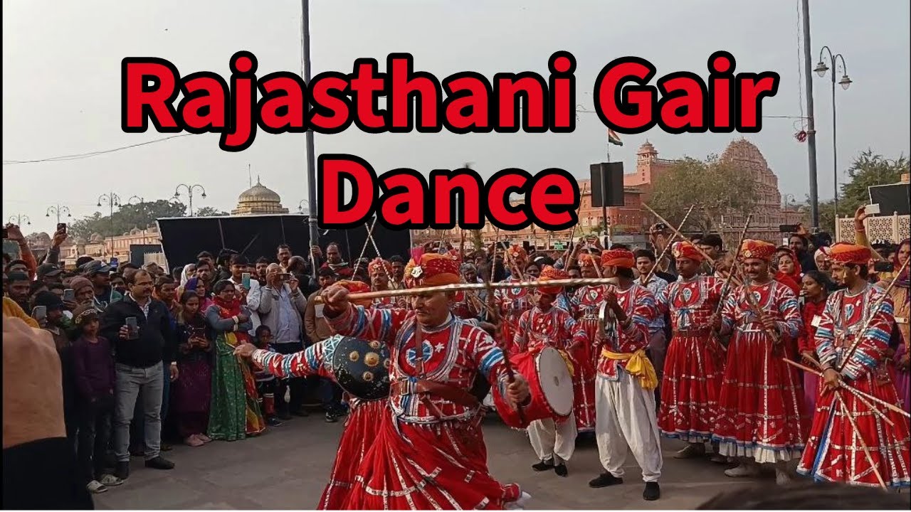 Rajasthani Gair Dance || Gair Ghalna, Gair Ghumna, Gair Khelna and Gair ...