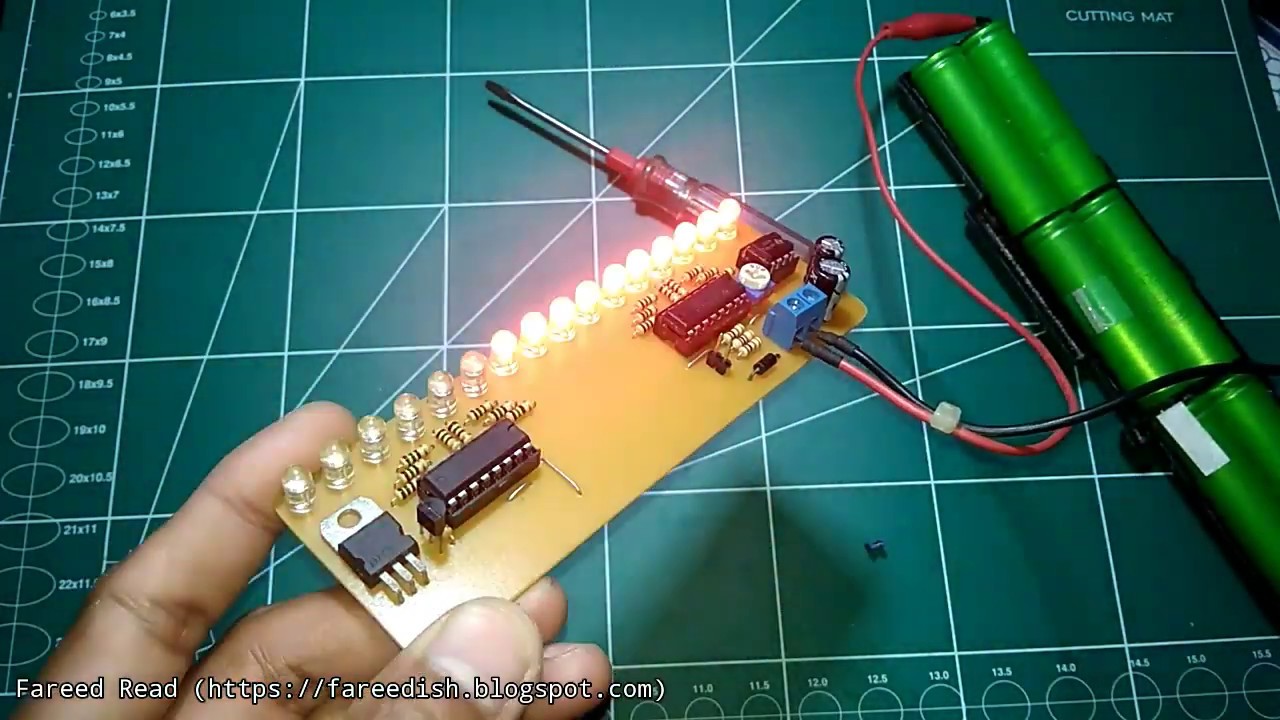 Led meteor 74HC595 16 led dual mode - Rain drop light @FareedClarity ...