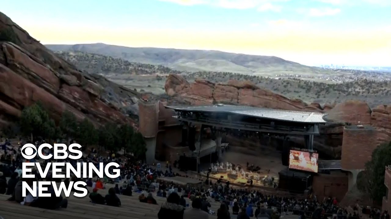 Red Rocks Amphitheatre reopens with tribute to pandemic heroes - YouTube