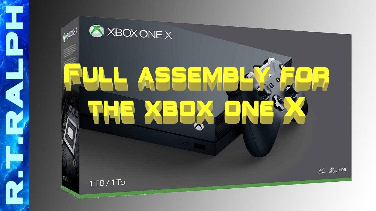 Assembly of an Xbox One X - YouTube