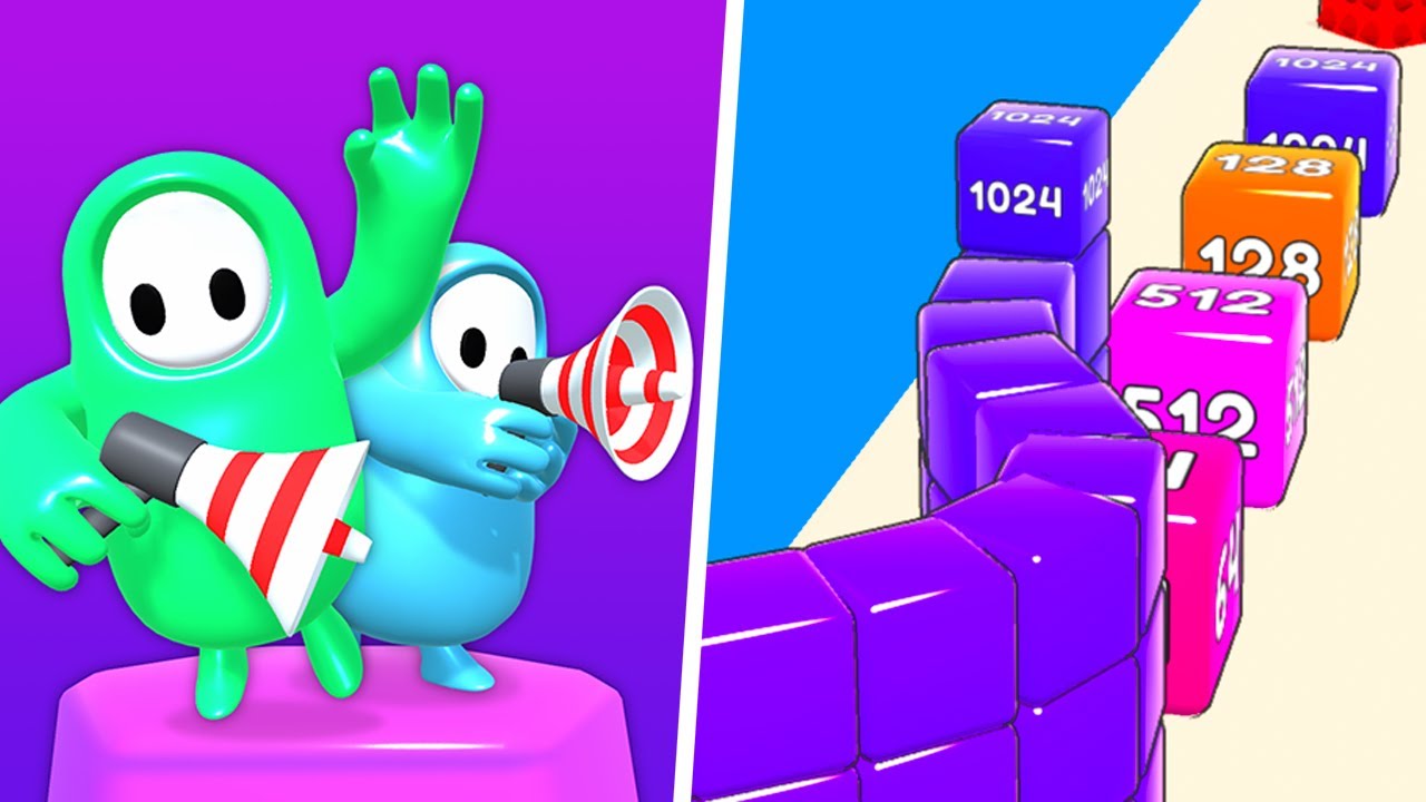 Merge Guys vs Cube Run 2048 - 1⭐ 1234 NEW EVOLUTION Max Level Gameplay ...