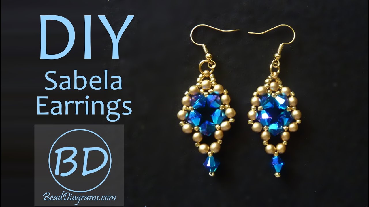 Tutorial - Sabela Earrings - YouTube