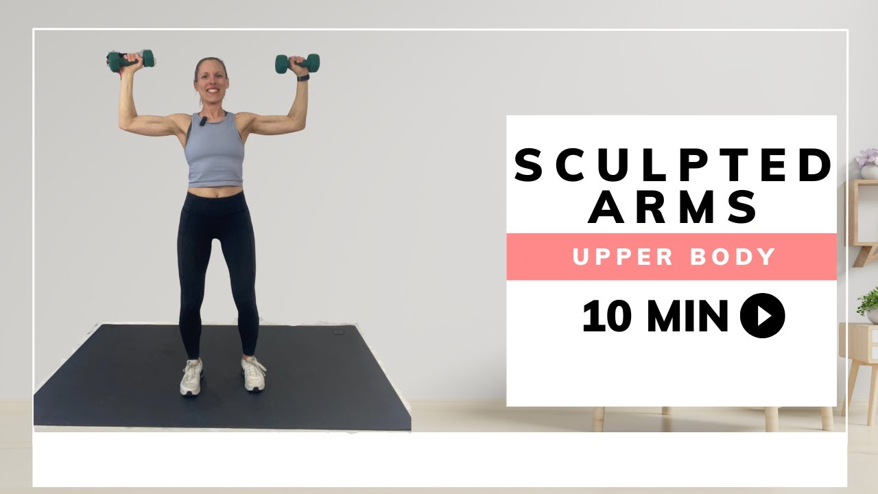 Sculpted Shoulder & Arm Workout | 10-MINUTES - YouTube