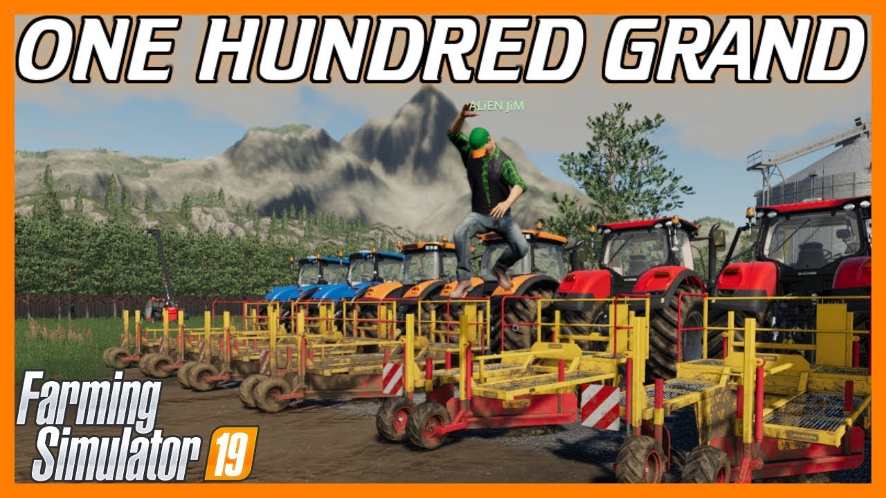 $100,000 IN SAPLINGS | Felsbrunn w.ALiEN JiM | Let's Play FS19 - YouTube