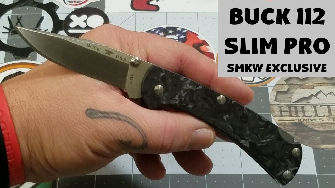 Buck 112 Slim Pro S30V and Carbon Fiber - Smoky Mountain Knife Works ...