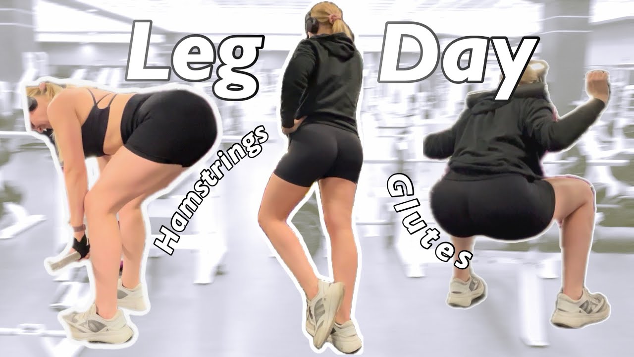 gym leg day for beginners BONUS at home variations - YouTube