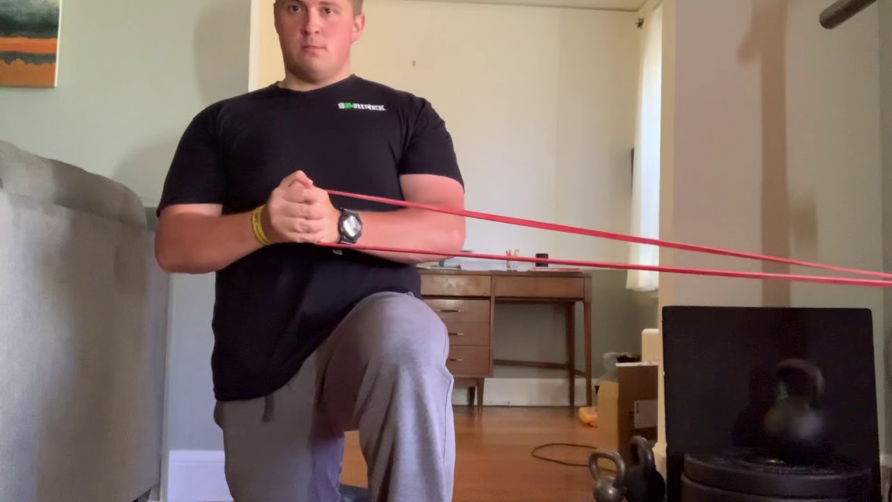 PtP Demo: 1/2 Kneeling Anti-Rotation Pallof Press - YouTube