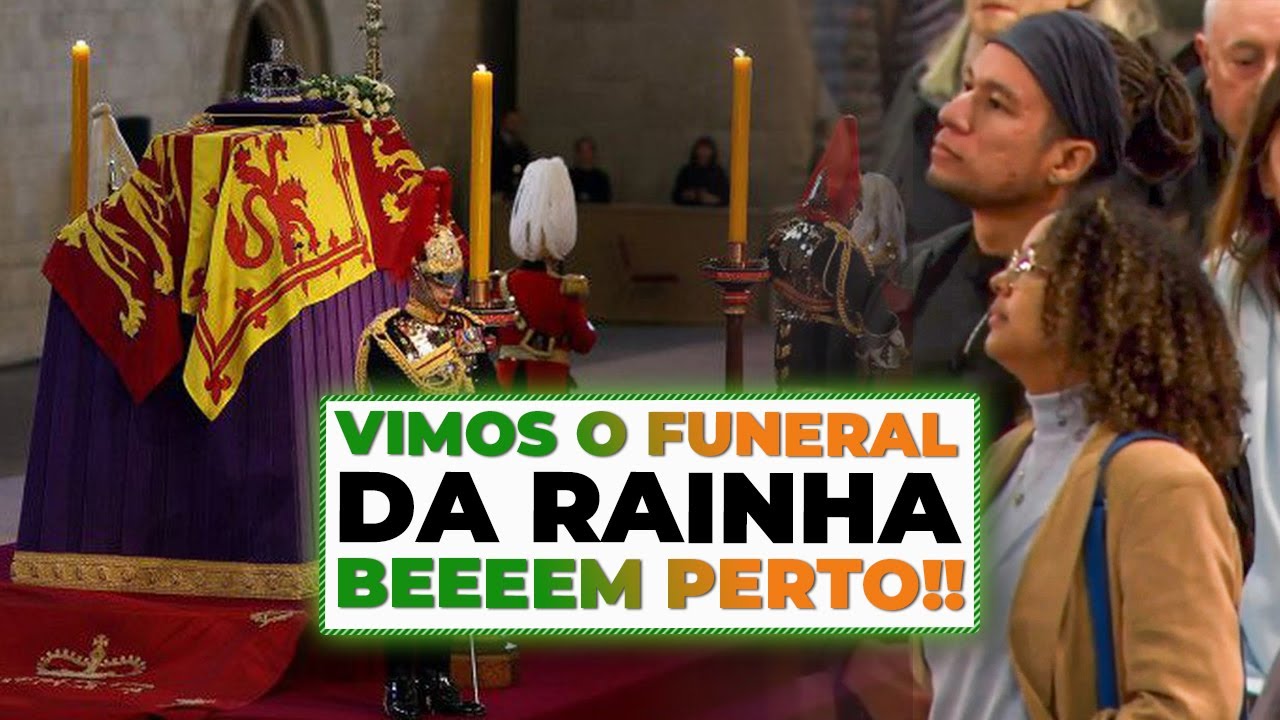 COMO CONSEGUIMOS VER O FUNERAL DA RAINHA ELIZABETH TÃO DE PERTO? - YouTube