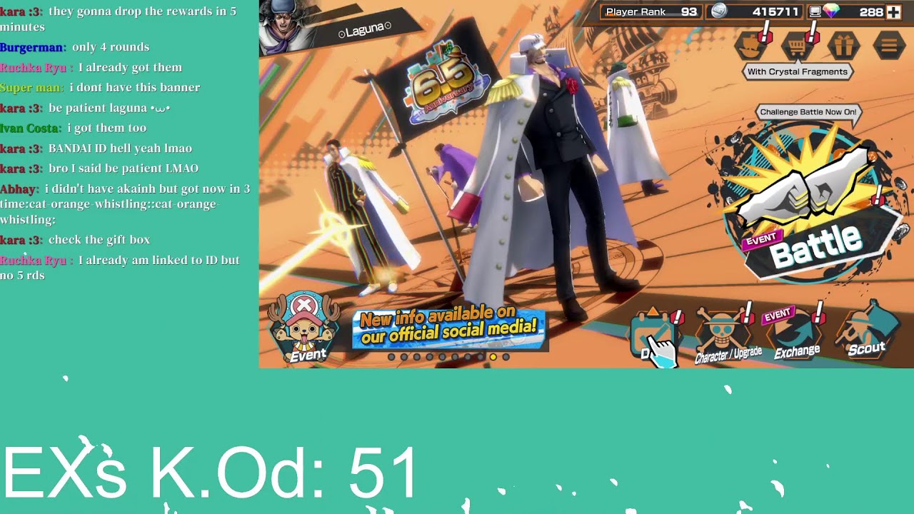 Starting the new season!!! EX K.O count?! | One Piece Bounty Rush - YouTube