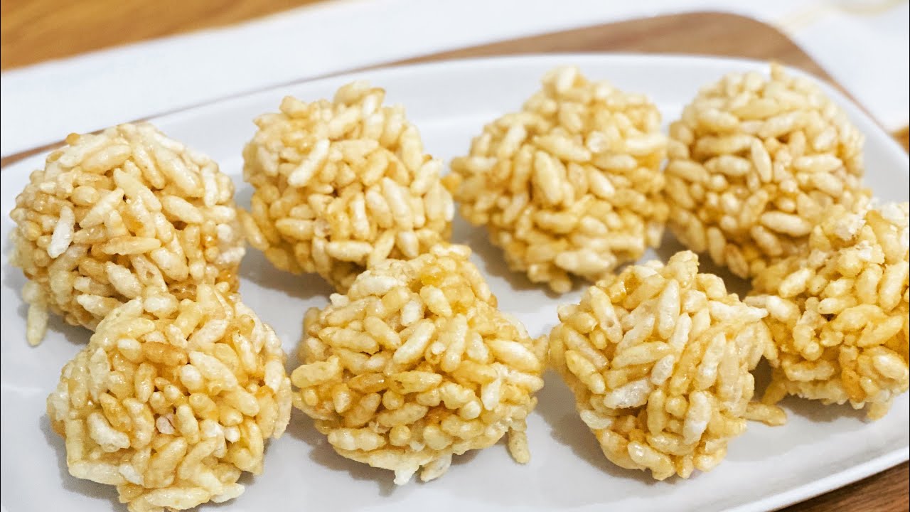 Goor Marunda Recipe| Easy Marunda Recipe| Puffed Rice Snack - YouTube