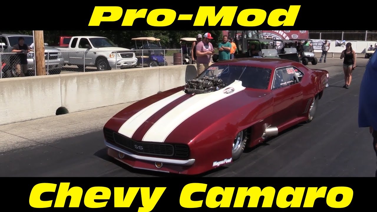 Pro Mod Camaro Drag Racing | Outlaw Street Cars Association - YouTube