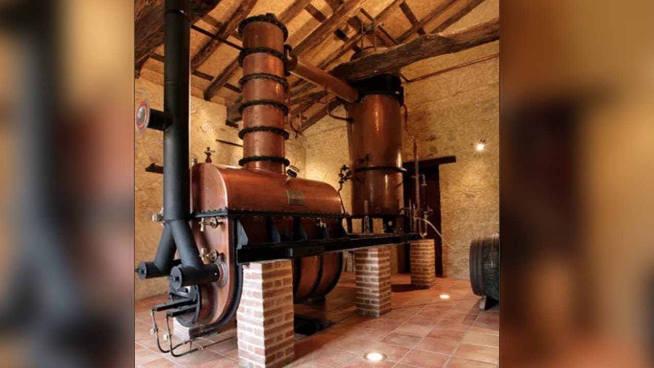 Armagnac distillery at Bordeneuve winter 2004 - YouTube