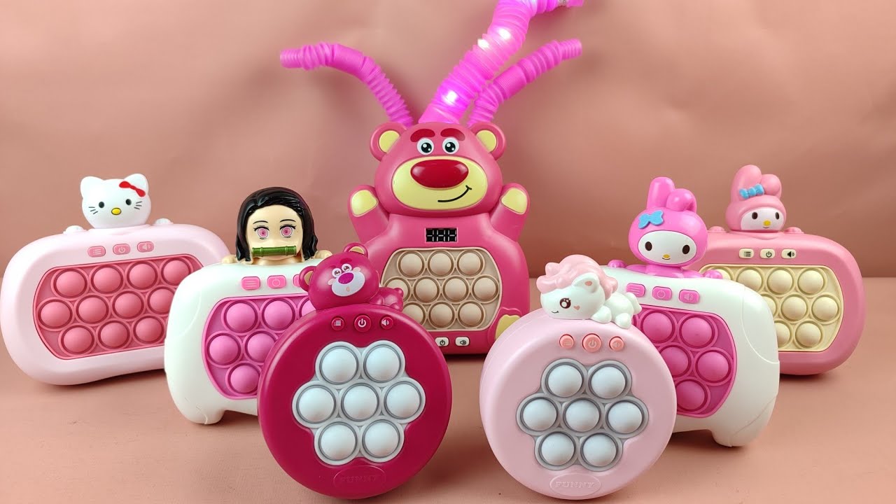 BIG COLLECTION RED POP IT fast push pop it electronic fidget toys ...