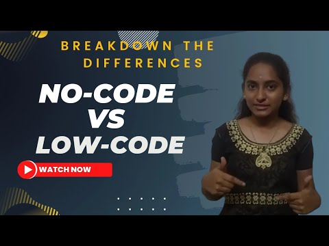 No-Code and Low-Code: Which to Choose? | NxtWave | CCBP Academy | Navya Charitha Kona | #nxtwave ...