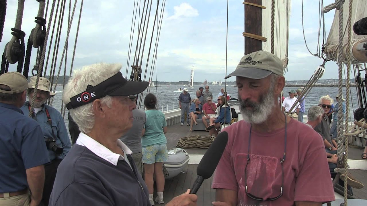 Schooner Adventure Sails Again - YouTube