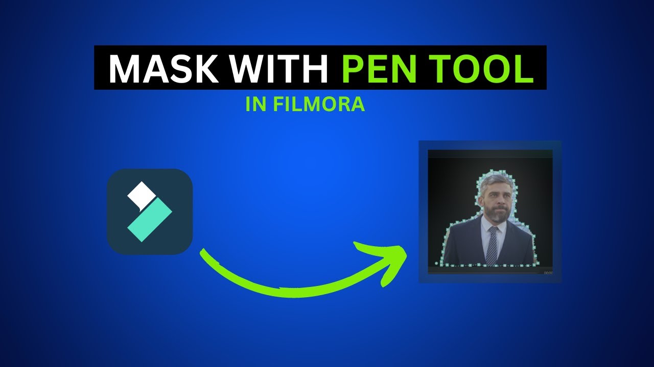 FILMORA 12 | NEW FEATURE PEN TOOL | HOW TO DRAW MASK WITH THE PEN TOOL ...