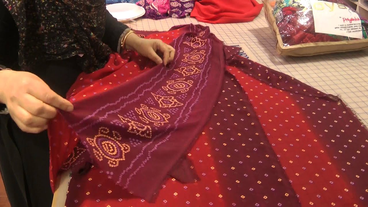 bandhani prints - YouTube