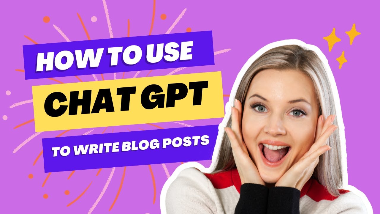 How to use Chat GPT to write blog posts! - YouTube