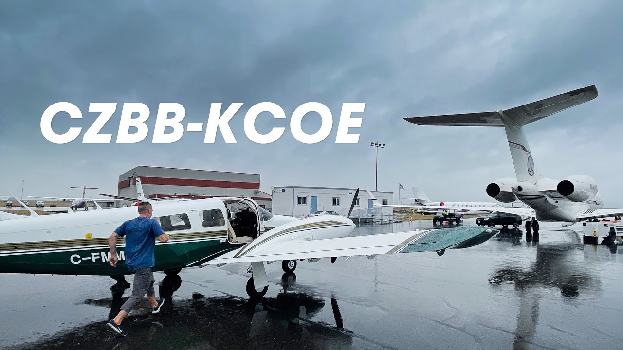 CZBB-KCOE: Low Vis Circling Approach at Coeur d'Alene - YouTube