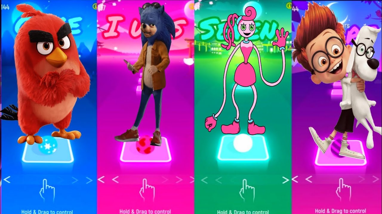 The Angry Birds🆚Ugly Sonic🆚Poppy Playtime Game Toons🆚Mr Peabody Sherman ...