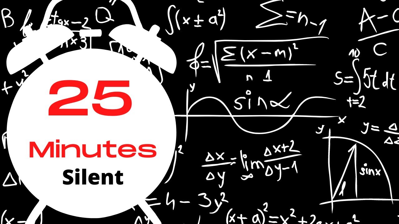 25 Minute Math Countdown Timer - YouTube
