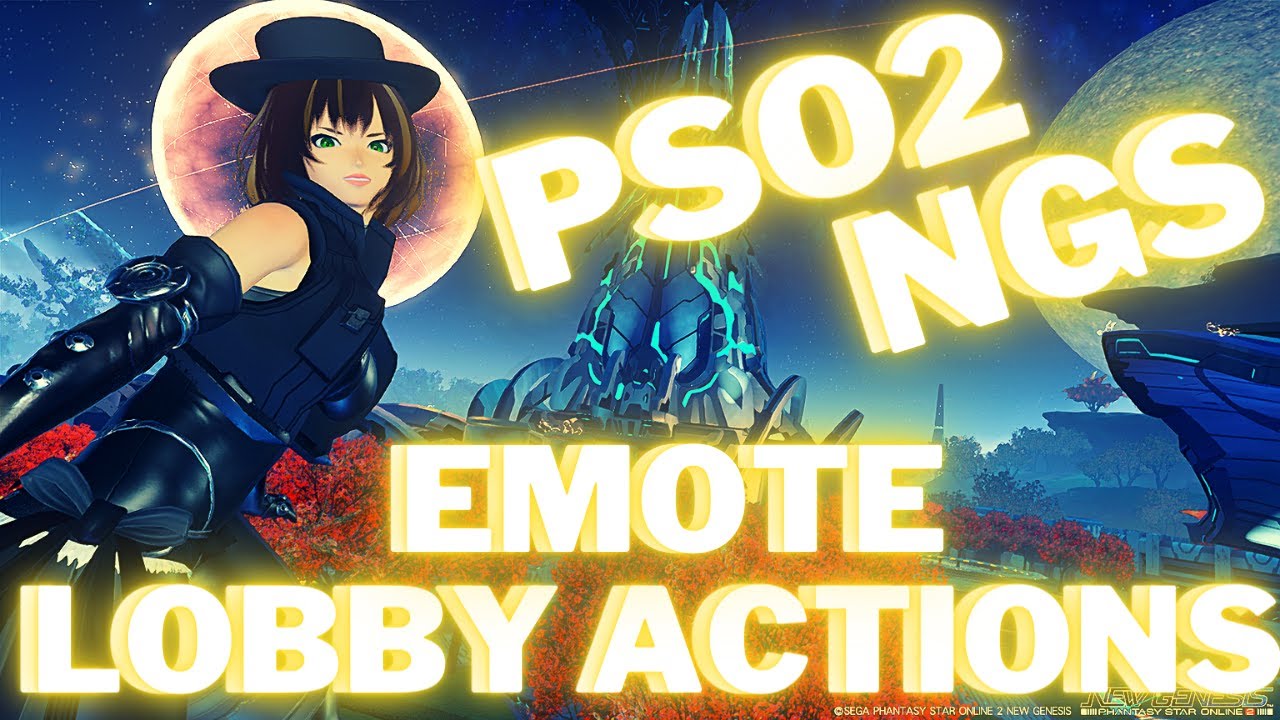 PSO2 NGS 839: Starting a Fire Emote Lobby Action 839「火起こし」 - YouTube