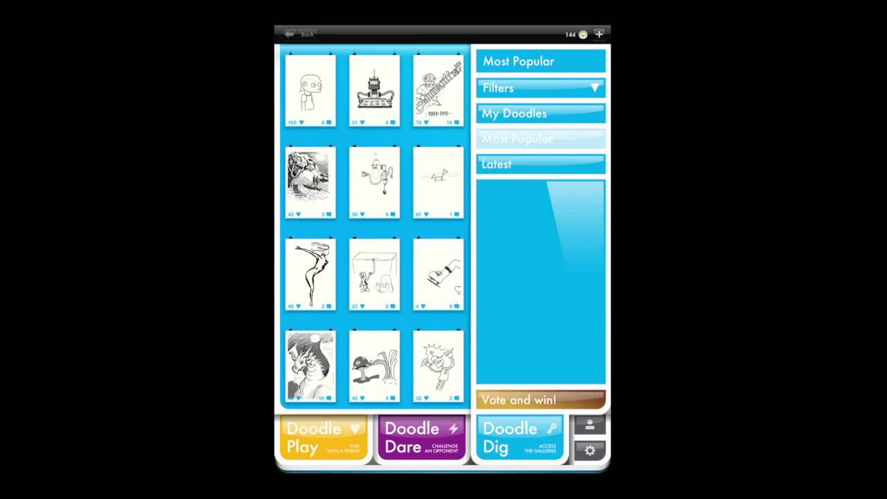 Doodle App DoodleBook App Review and Demo - YouTube