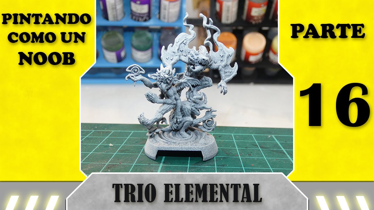 trio elemental parte 16 pintando como un noob - YouTube