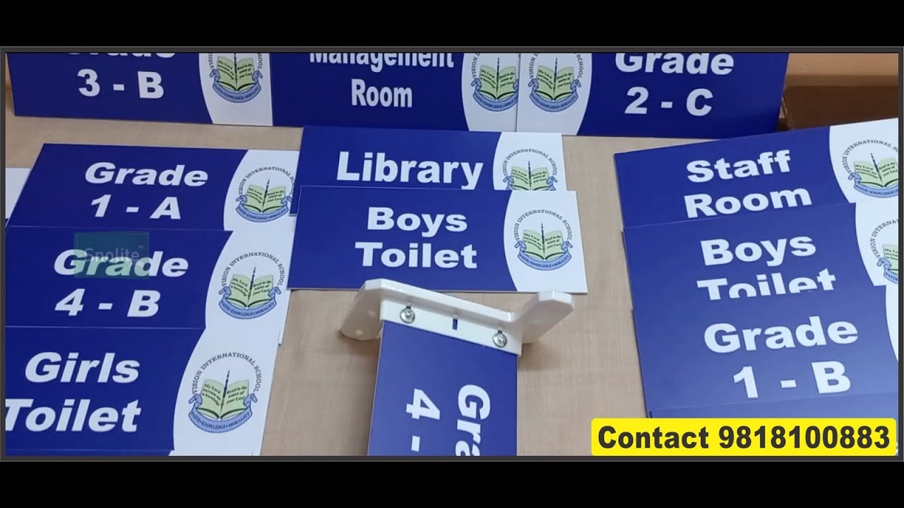 floor number signs safety signs school signages & college signage ideas ...