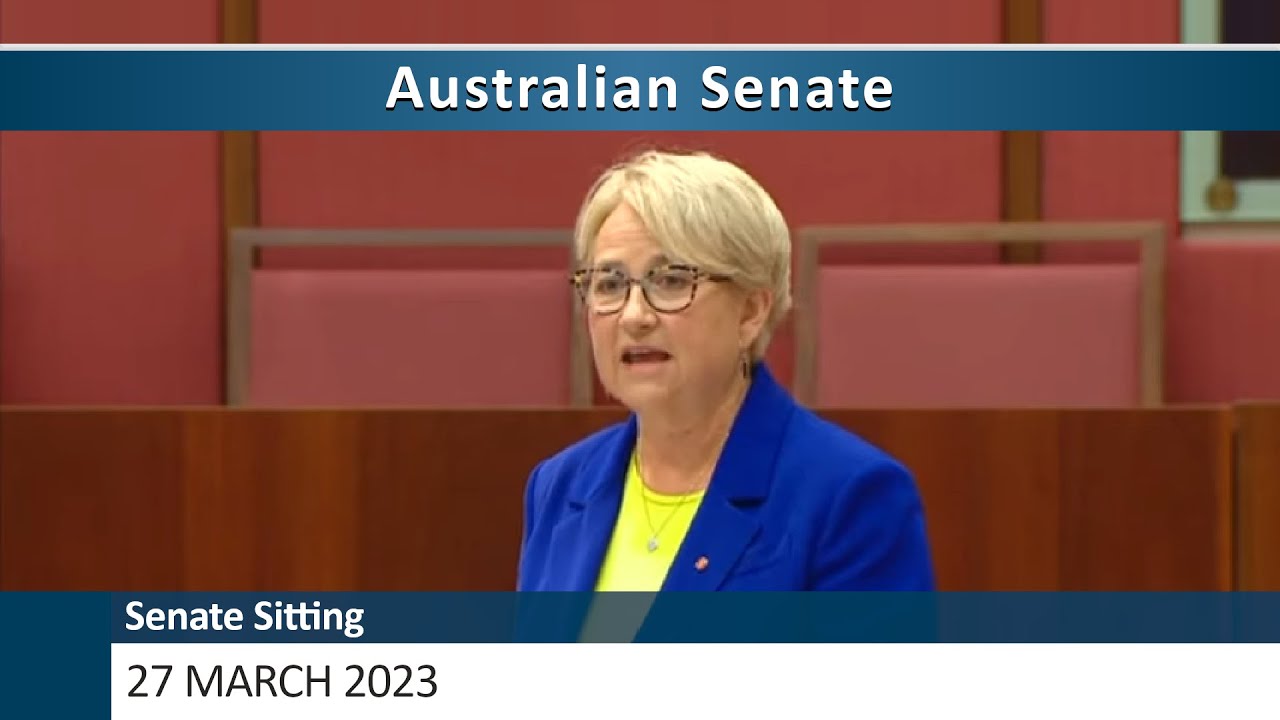 Senate Sitting - 27 March 2023 - YouTube