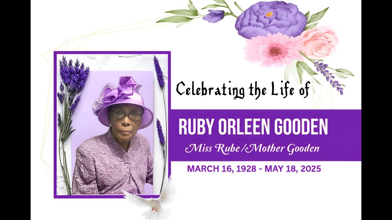 RUBY ORLEEN GOODEN "Miss Rube"/"Mother Gooden" - YouTube