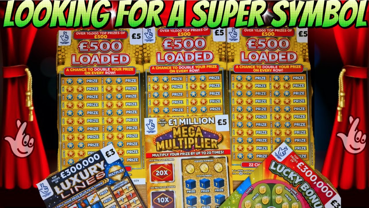 LOOKING FOR A SUPER SYMBOL WITH £26 WORTH OF UK LOTTERY SCRATCH CARDS # ...