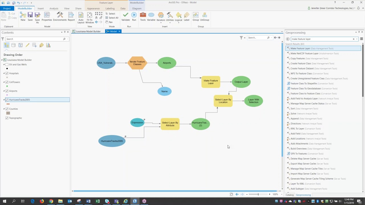 Model Builder in ArcGIS Pro - YouTube