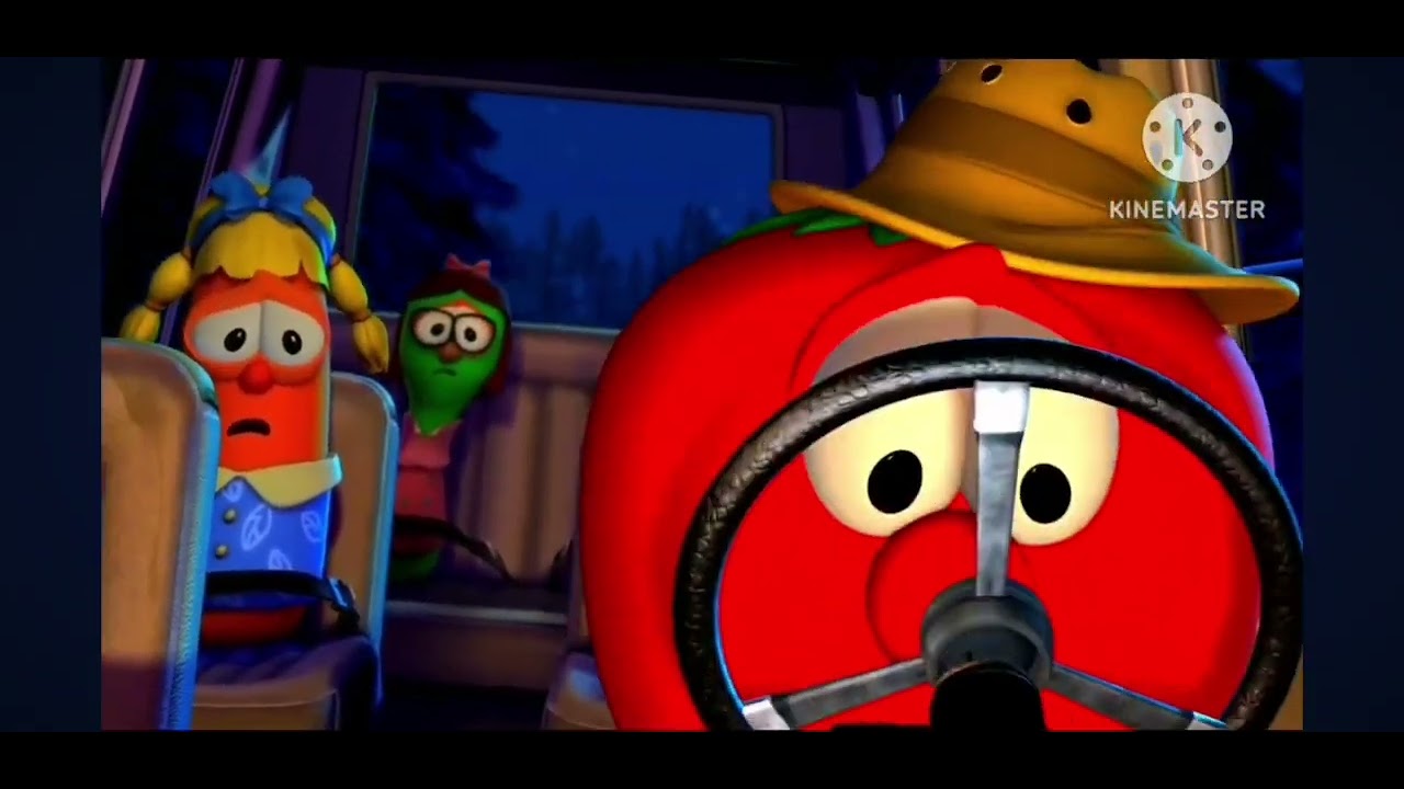 The veggietales - car crash tree, cabin, underwear by @veggietales ...