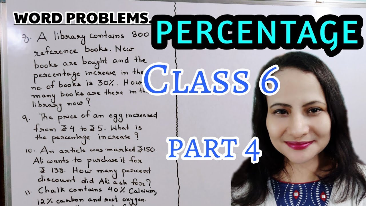 Percentage Word Problems Class 6 Part 4 YouTube percentage-word-problems-class-6-part-4-youtube