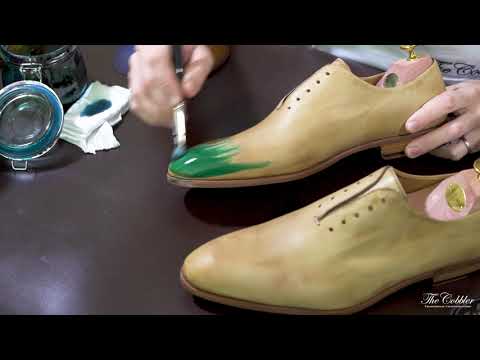The Cobbler | Midnight Blue Patina shoes