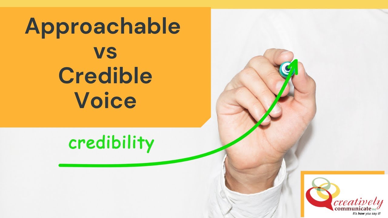 Approachable vs. Credible Voice - YouTube