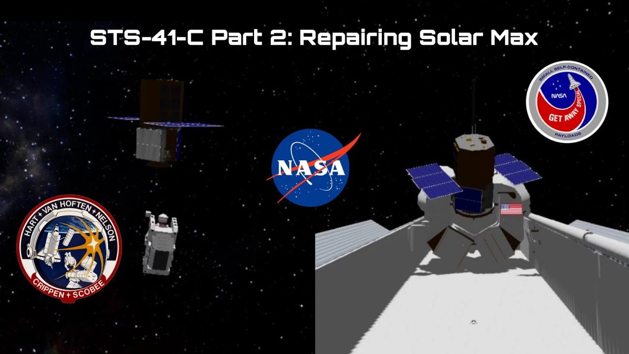 STS-41-C Part 2: Repairing Solar Max | Pure Stock Replicas | Ced and ...