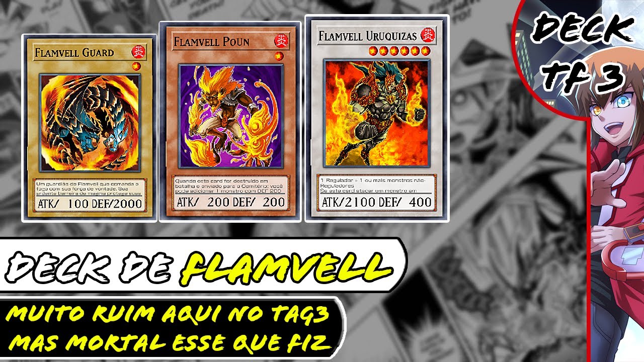 Yu-Gi-Oh! GX Tag Force 3 - |DECK| - FLAMVELL (MUITO OP) - YouTube