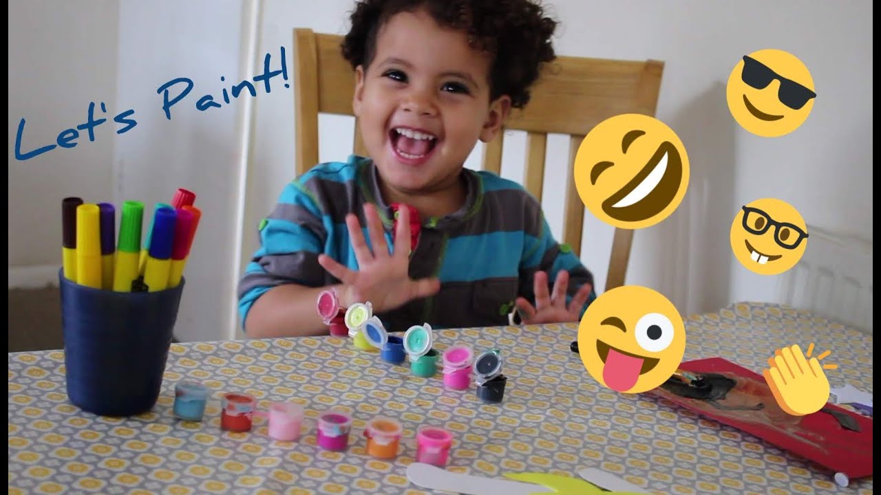 Painting With Anthony | Crafts | Kids Play | Fun | Playful Painting ...