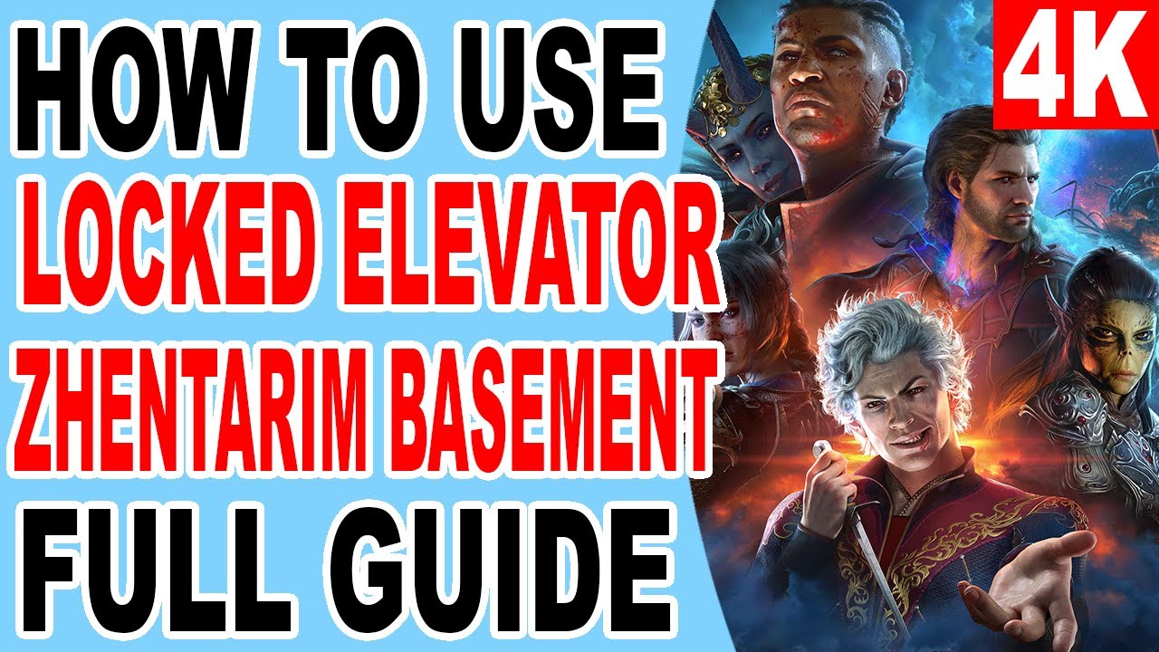 Baldur's Gate 3 How to Use the Locked Elevator in Zhentarim Basement PS5 Console Controller ...