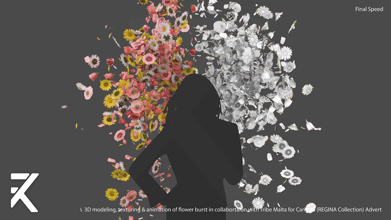 Flower Burst Animation - YouTube