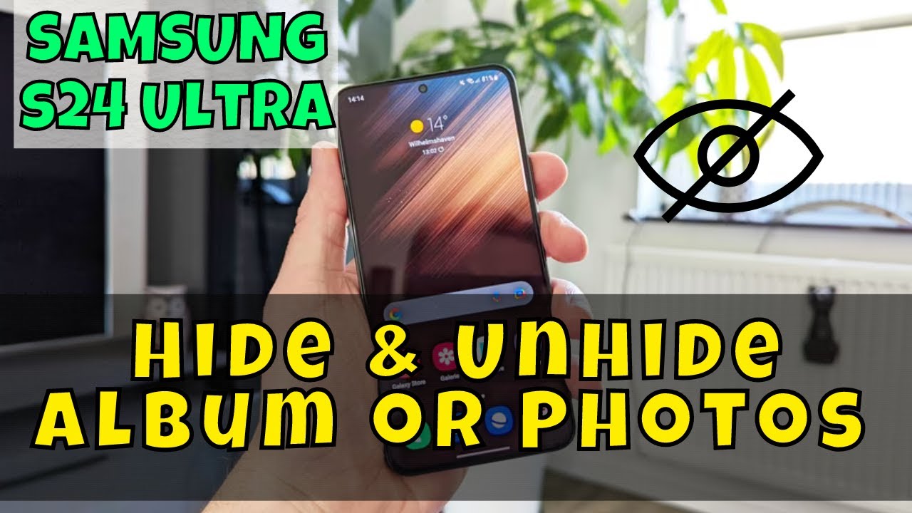Hide & Unhide Album or Photos Samsung Galaxy S24 Ultra || How to hide ...