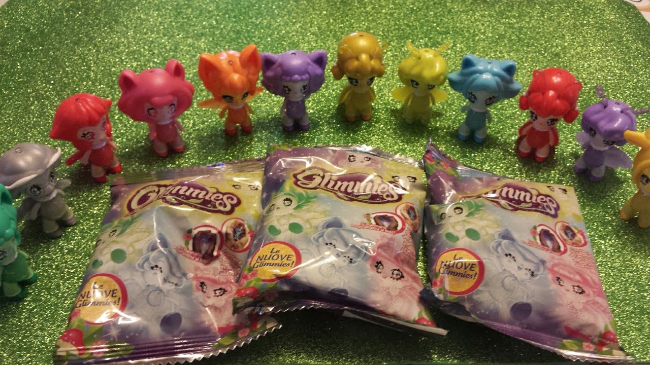 Glimmies nuova serie terzo unboxing + saluti - YouTube