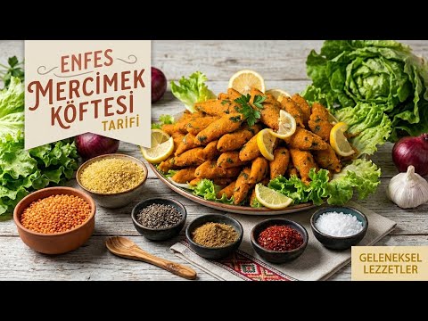 “Yıllardır Yaptığım En Güzel Mercimek Köftesi Tarifi!”