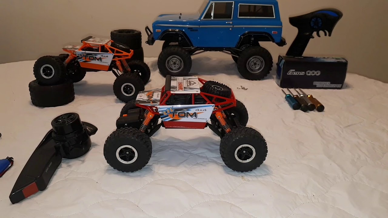 Litehawk lil Tom 4x4 indoor crawler.Xmaxx makes an appearance!!! - YouTube